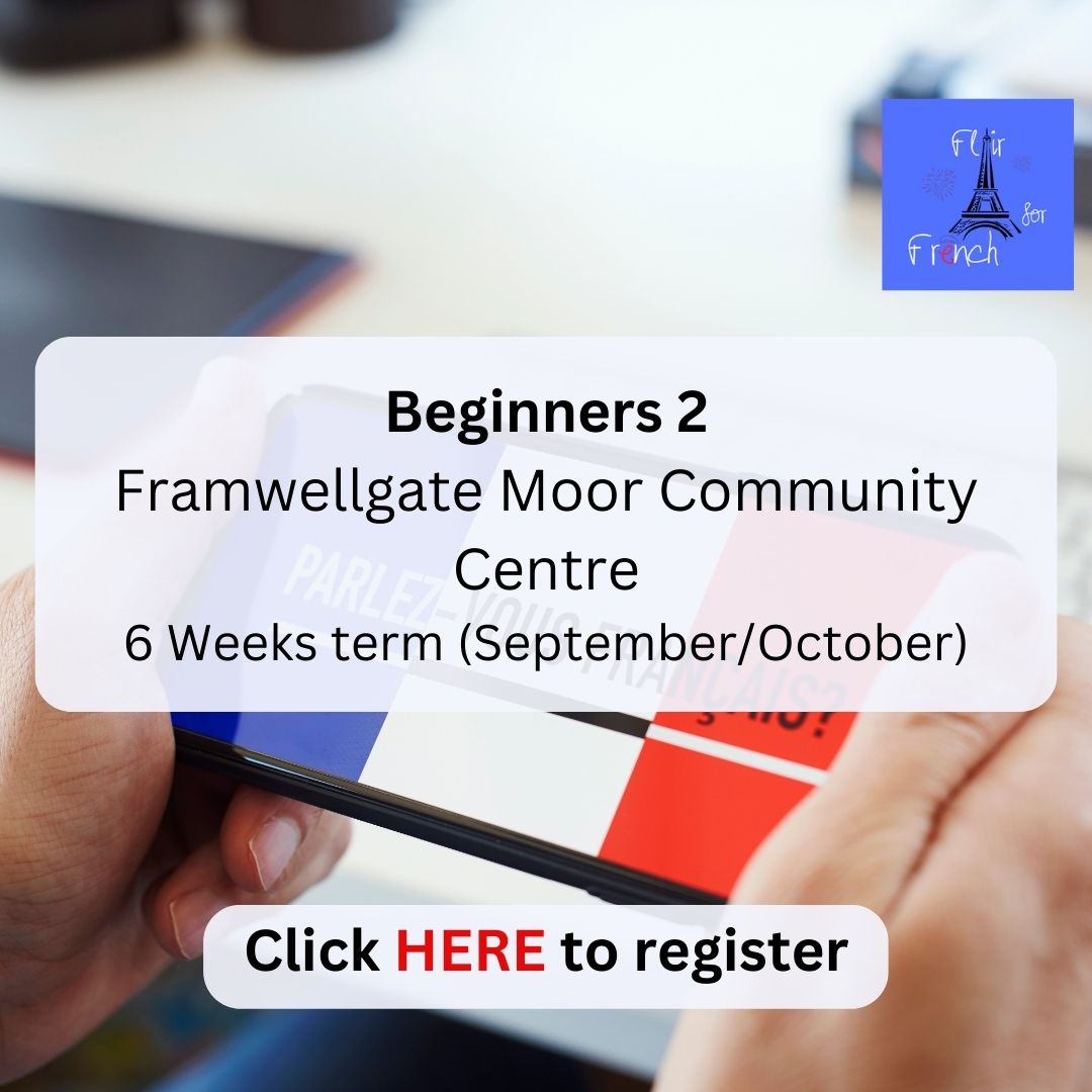 French local classes in Framwellgate Moor, Durham, UK