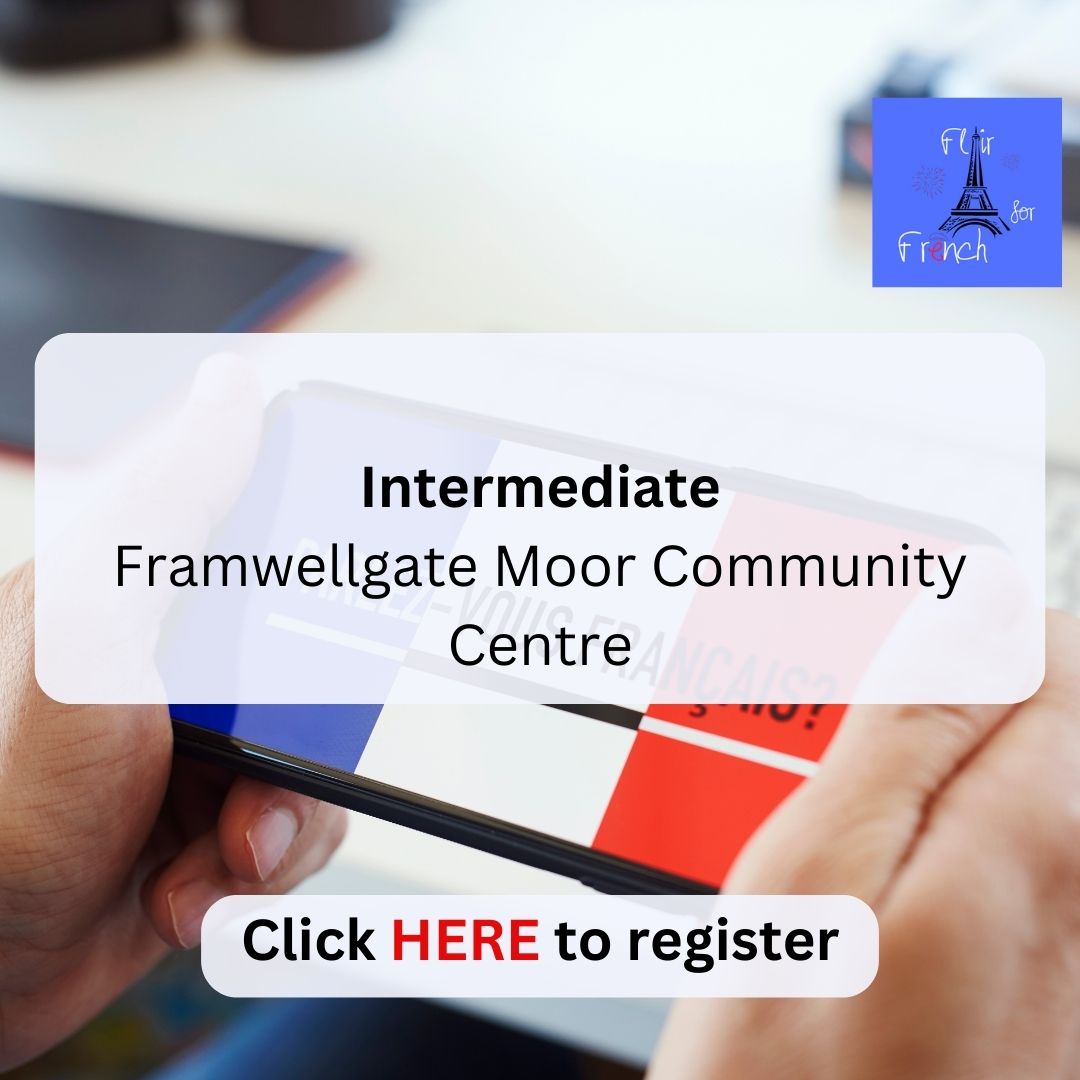 French Intermediate class : be more confident in French